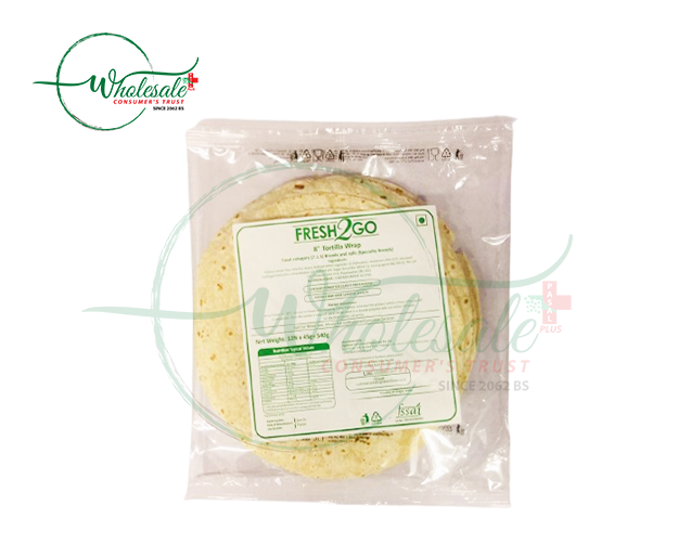 FRESHO 8'' TORTILLA WRAP 12*45GM