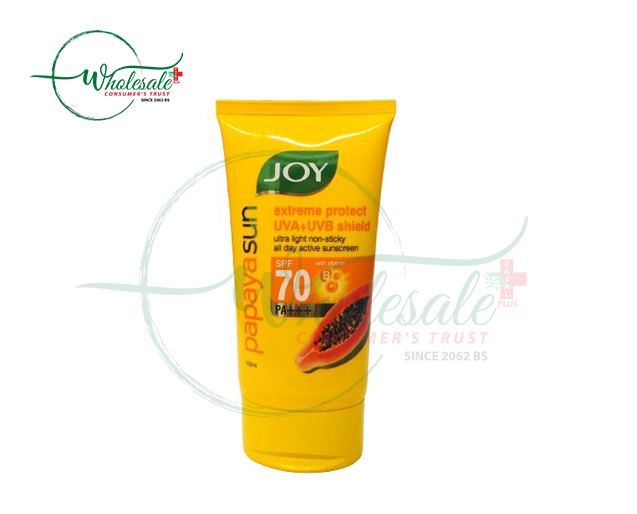 JOY PAPAYA SUNSCREEN SPF70 120ML