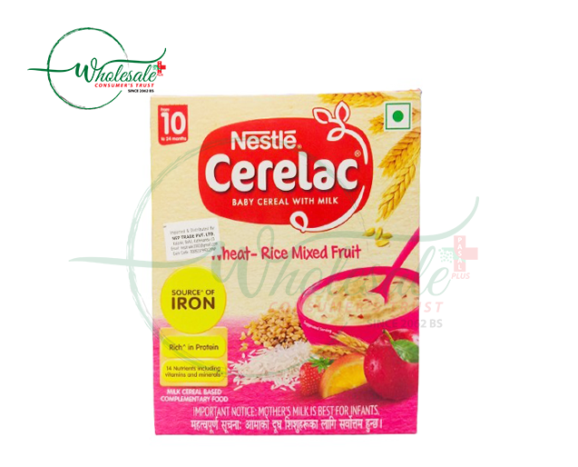 CERELAC WHEAT-RICE MIXED FRUIT 10TO24 MONTHS 300G