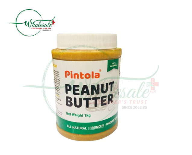 PINTOLA PEANUT BUTTER ALL NATURAL CRUNCHY 1KG